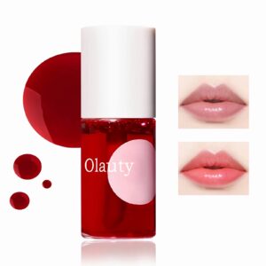 lip tint stain set,matte velvet lip tint watery lip stain,lip & cheek tint moisturizing mini liquid lipstick,plump lip gloss long-lasting waterproof lip tint non-sticky tinta de labios (01#)