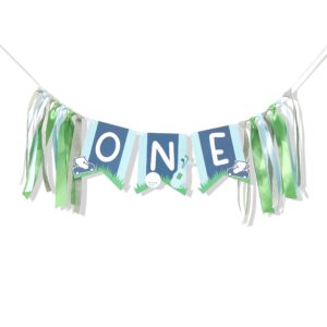 golf one birthday high chair banner - golf 1st birthday decorations,golf 1st birthday high chair,hole in one first birthday decorations,hole in one high chair banner,golf boy 1st birthday photo props