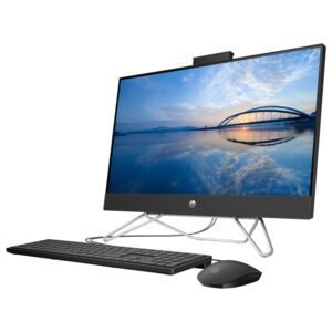 HP Business All-in-One Desktop, 24" FHD Display, Intel Core i5-1235U Processor, 32GB RAM, 2TB PCIe SSD, IR Camera, HDMI, RJ-45, Wi-Fi 6, Wired Keyboard & Mouse, Windows 11 Pro, Black