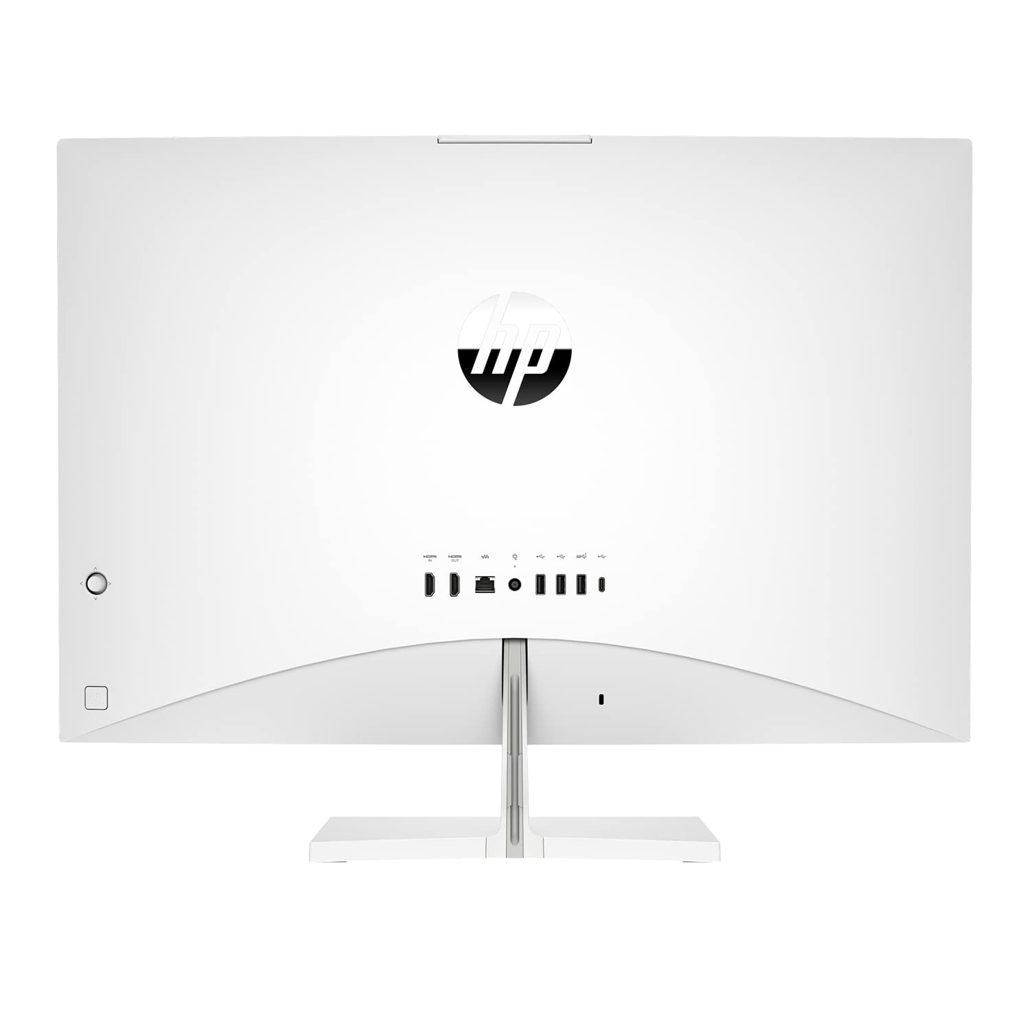 HP Pavilion All-in-One Business Desktop, 27" Full HD Display, AMD Ryzen 5 5625U Processor, HDMI, 16GB RAM, 1TB SSD, RJ-45, Wi-Fi 6, Windows 11 Pro, Wired KB & Mouse, White