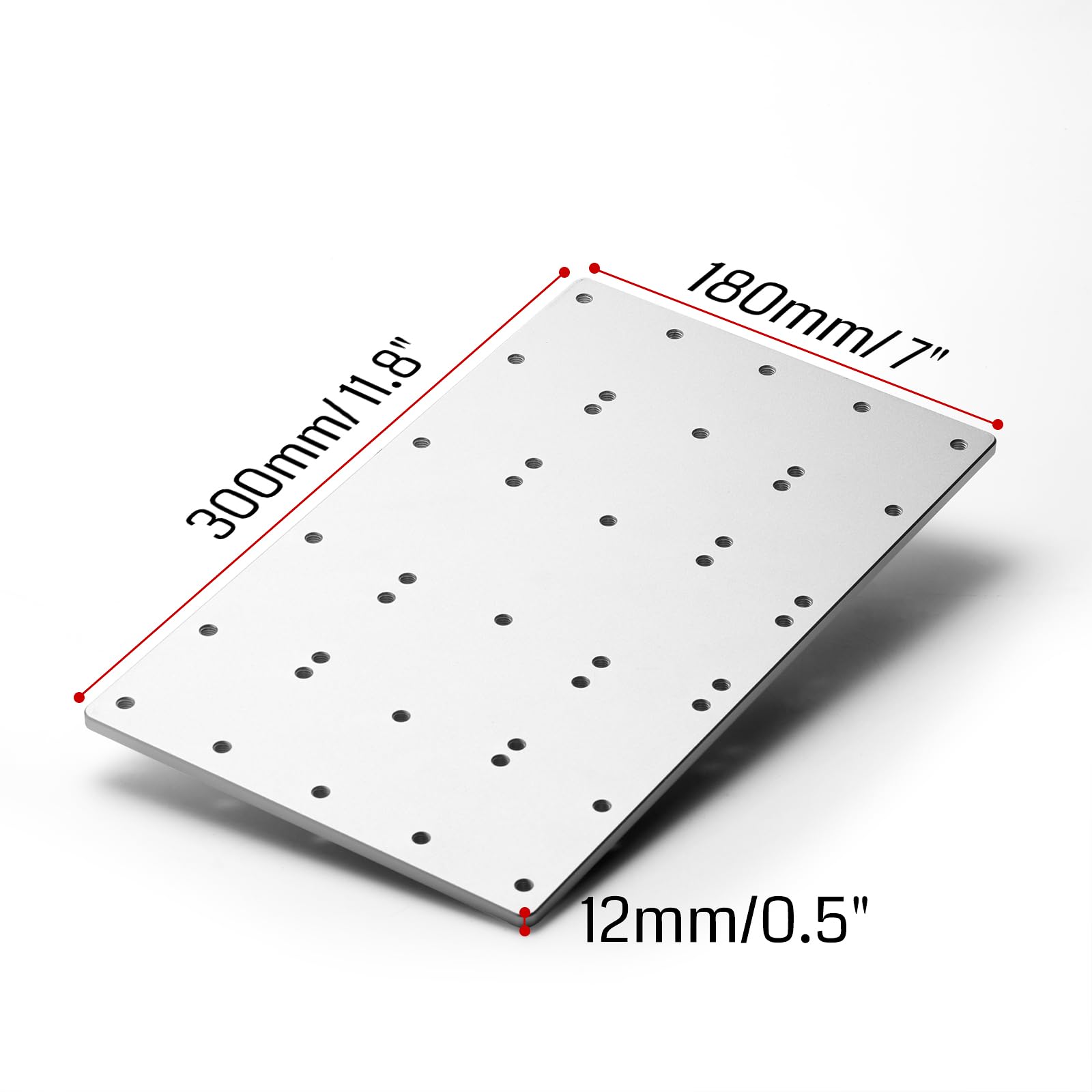 Genmitsu 3040 Extension Aluminum Spoilboard for 3018-PROVer V2 Y-Axis Extension Kit, XY Effective Working Area 300mm x 400mm