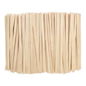 ktojoy 5.5inch wooden coffee stirrers, 1000 count disposable stir sticks for coffee & cocktails, wooden beverage mixer with smooth ends, swizzle drink sticks