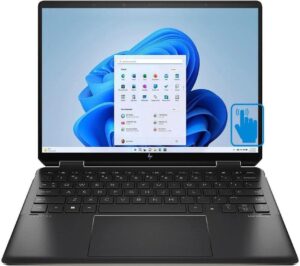 hp - spectre 2-in-1 13.5" wide ultra xga+ touch-screen laptop - intel evo platform - core i7-16gb memory - 512gb ssd - nightfall black