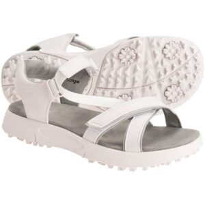 tgw women's casual golf sandals white medium 9