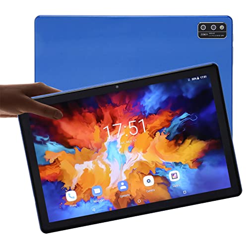 Naroote HD Tablet, 8GB RAM 128GB ROM 4G LTE 5G WiFi Octa Core CPU 10.1 Inch IPS Gaming Tablet for School (US Plug)