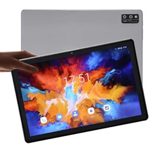 Tablet PC, 100-240V 10.1in Smart Tablet 5GWiFi Offline GPS Support Dual Card Slot for Home Travel (US Plug)