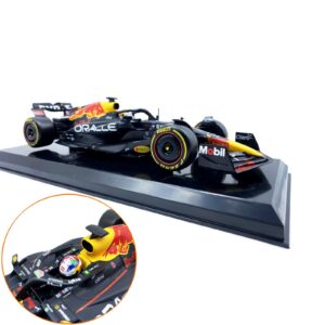 HTLNUZD Bburago 2022 1/24 New F1 RB18#11Perez Racing Compatible with Red Bull 1:24 Static Alloy Car Collectible Gift Die Cast Model