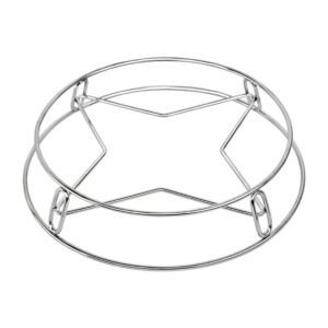 1pc stainless steel pan pot holder round potholder metal pan holder rack for milk pot holder cooking home kitchen restaurant