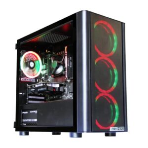 zotac mek hero g3 gaming desktop a5636 amd ryzen 5 5600x 6-core/12-thread processor, 16gb 3200mhz ddr4, nvidia geforce rtx 3060 12gb, 1tb m.2 nvme ssd, wifi + bluetooth