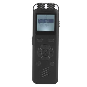 MP3 Player, ABS Player, Lossless Professional Recording, Intelligent Noise Reduction, HD LED Screen Display, Support MP3 WMA WAV OGG APE FlAC Audio File Playback.