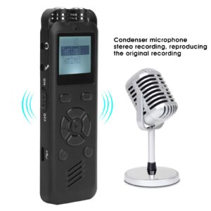 MP3 Player, ABS Player, Lossless Professional Recording, Intelligent Noise Reduction, HD LED Screen Display, Support MP3 WMA WAV OGG APE FlAC Audio File Playback.