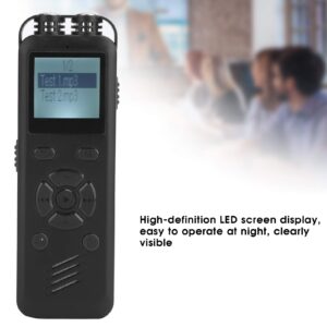 MP3 Player, ABS Player, Lossless Professional Recording, Intelligent Noise Reduction, HD LED Screen Display, Support MP3 WMA WAV OGG APE FlAC Audio File Playback.