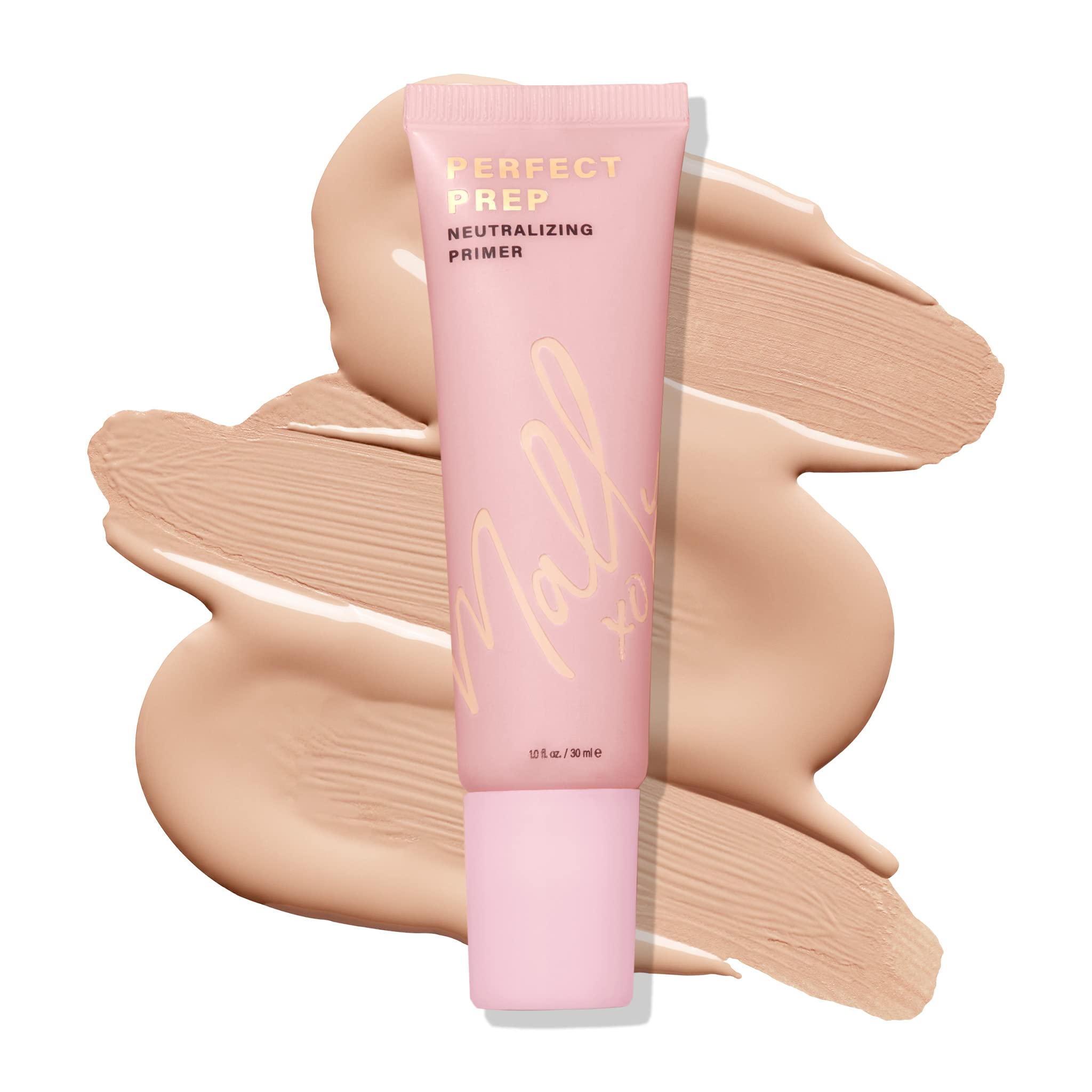 Mally Perfect Prep Neutralizing Tinted Face Primer Fair- 1 Fl Oz - Color-correcting Primer Makeup with Hyaluronic Acid - Long-Wear Foundation Face Primer