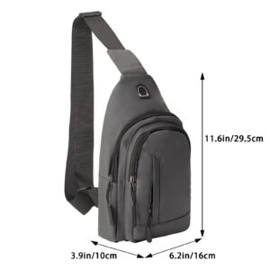 Waterproof Sling Bag Crossbody Backpack for Men Women Sling Backpack Hiking Daypack Multipurpose Cross Body Chest Bag