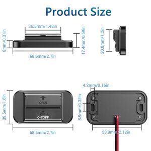 Dual Quick Charge 3.0, RV USB Outlet Qidoe Panel Wall Mount 12 Volt USB Outlet Car Accessories with Power Switch and Cover for RV Cars Truck Golf Cart