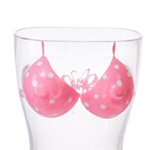 TAXXII Women Body Shape Wine Glasses, Bikini Drinking Glass, Transparent Cocktail Shaker Shot Glass, Beer Goblet Wine Cocktail Juice Glass for Bars, Night Clubs, Hotels, Party(Pink 60ml)