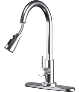 susbie kitchen faucets with pull down sprayer,kitchen faucet,single handle kitchen sink faucet with pull out sprayer,single level stainless stee