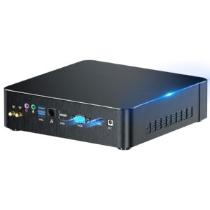 kinupute mini pc i9, desktop computer i9-10885h 2.4-5.3ghz, windows 11 pro, 32g ddr4, 1t nvme ssd, 4k@60hz hdmi, vga port, usb3.0, wifi6, bt5.1, gigabit ethernet for business/education/office/htpc