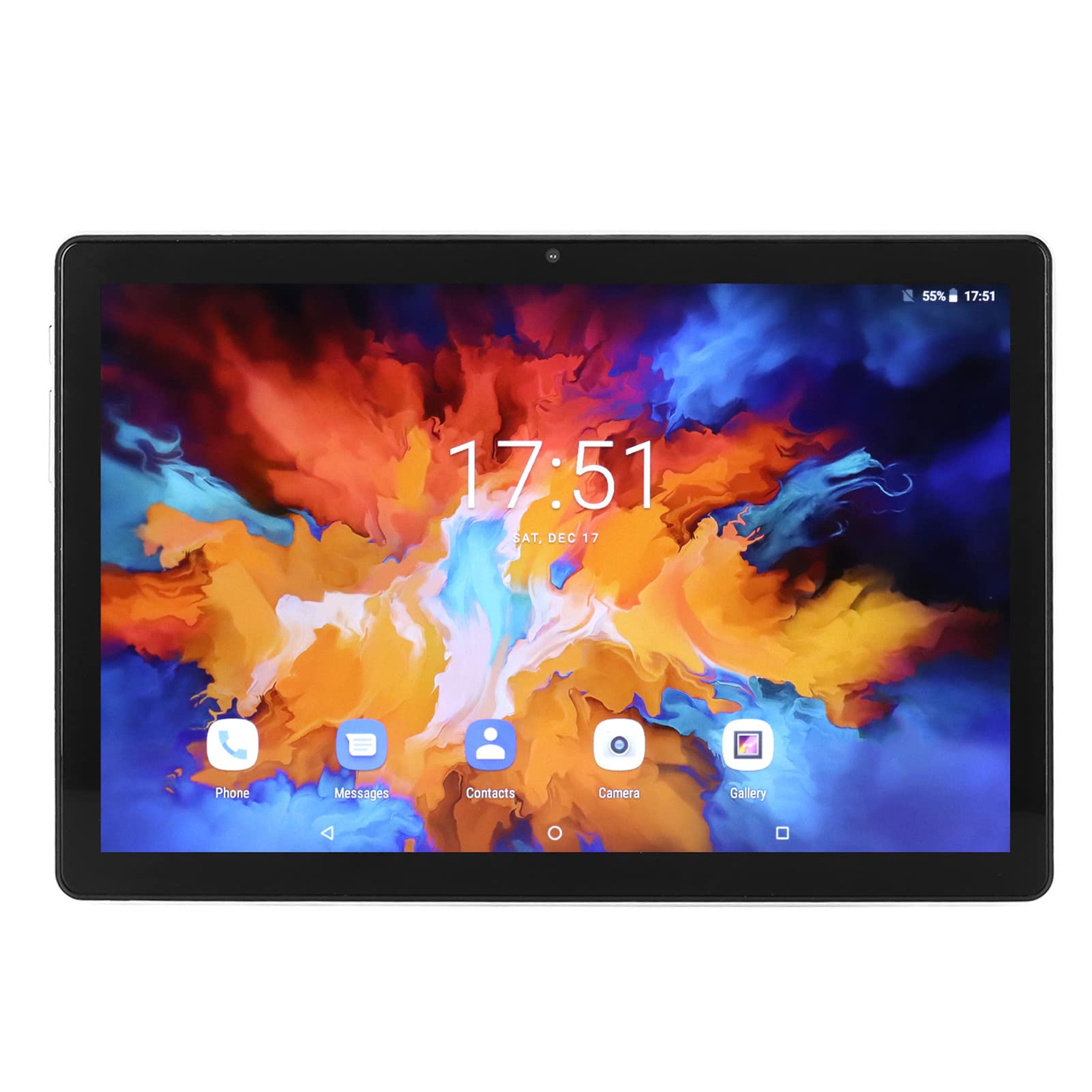 10.1 Inch Tablet, 5G WiFi Octa Core CPU 8GB RAM 128GB ROM Smart Tablet, Portable Gaming Tablet with Dual Camera for Family, Office, School 100‑240V