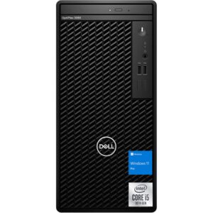 dell optiplex 3000 series 3090 tower business desktop, intel core i5-10505, 32gb ram, 1tb ssd, dvd-rw, display port, rj-45, us english layout wired keyboard & mouse, wi-fi 5, windows 11 pro, black