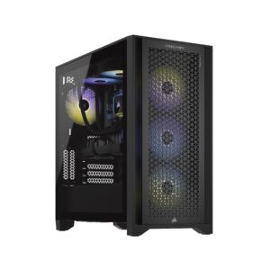 corsair vengeance i7400 series gaming pc - liquid cooled intel® core™ i7 13700k cpu - nvidia® geforce rtx™ 4070 graphics - 32gb vengeance rgb ddr5 5600mhz memory - 1tb m.2 nvme ssd - black