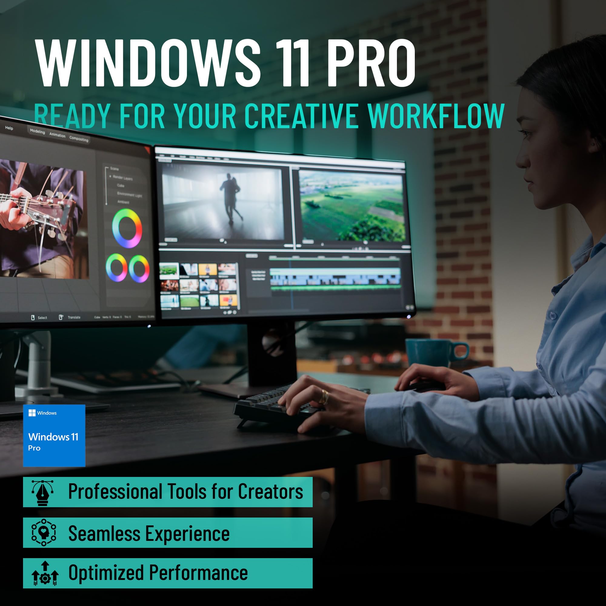 CPU Solutions Video Editing PC, CEV-8965-A12 - HD Video Editing Workstation- Intel i9-13900KS, 6.0GHz Turbo Boost 24-Core, 32GB DDR5 RAM, 2TB NVMe SSD, Quadro RTX A2000, Windows 11 Pro Computer Tower