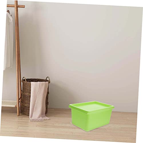 CIYODO Box Storage Box with Lid Storage Station Cube Plastic Storage Container Plastic Sundries Storage Room Organization Closet Organizers Desk Organizer Jewelry Pp Office Refrigerator