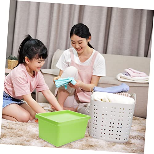 CIYODO Box Storage Box with Lid Storage Station Cube Plastic Storage Container Plastic Sundries Storage Room Organization Closet Organizers Desk Organizer Jewelry Pp Office Refrigerator