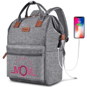 custom 15.6inch laptop backpack for nurse women with usb charging port,water resistant college business backpack vintage casual daypacks shoulder bag gift for nurse mom women for work picnic