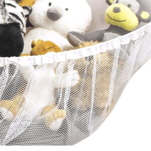 Stuffed Animal Hammock, Large Toy Storage Net Hanging Organizer Storage Plush Pet Mesh Net for Kids Bedroom Décor Plush Toys