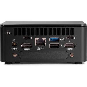 Intel NUC 12 Pro NUC12WSHi7 Mini Desktop Computer - 12th Gen Core i7-1260P 12-Core up to 4.7 GHz CPU, 32GB RAM, 1TB NVMe SSD, Iris Xe Graphics, Wi-Fi 6E + Bluetooth, Windows 10 Pro