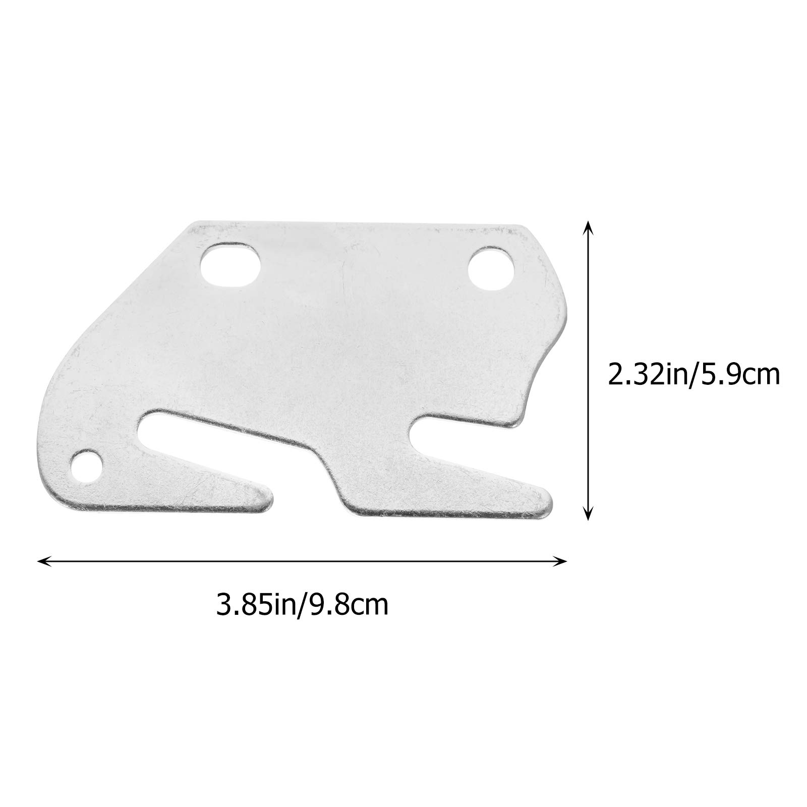 SOLUSTRE 2Pcs Universal Wood Bed Rail Hook Plates Bed Rail Hook Bracket Wood Bed Metal Claw Hook Replacement Wooden Bed Frame Bracket Headboard for Wooden Bed Frame