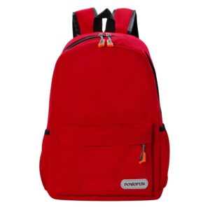 POWOFUN 15 inch Kids Backpack Lightweight Elementary School bag Kindergarten Bookbag Casual Travel Daypack