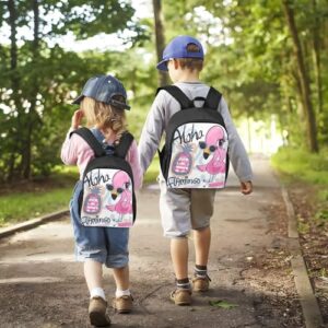 Sletend Toddler Backpack Cute Flamingo Waterproof Mini Backpack Boys/Girls Cute Small Backpack Kindergarten Pre School Bags (S)