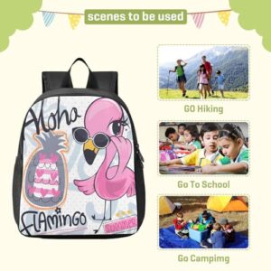 Sletend Toddler Backpack Cute Flamingo Waterproof Mini Backpack Boys/Girls Cute Small Backpack Kindergarten Pre School Bags (S)