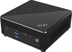 msi cubi n adl mini pc: intel pentium n200, wi-fi, thunderbolt type-c, black, non-os/barebone: adl-019bus