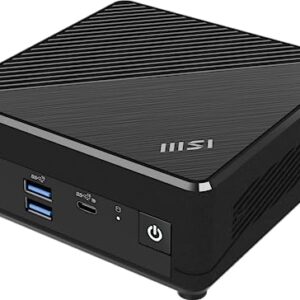 MSI Cubi N ADL Mini PC: Intel Pentium N200, Wi-Fi, Thunderbolt Type-C, Black, Non-OS/Barebone: ADL-019BUS