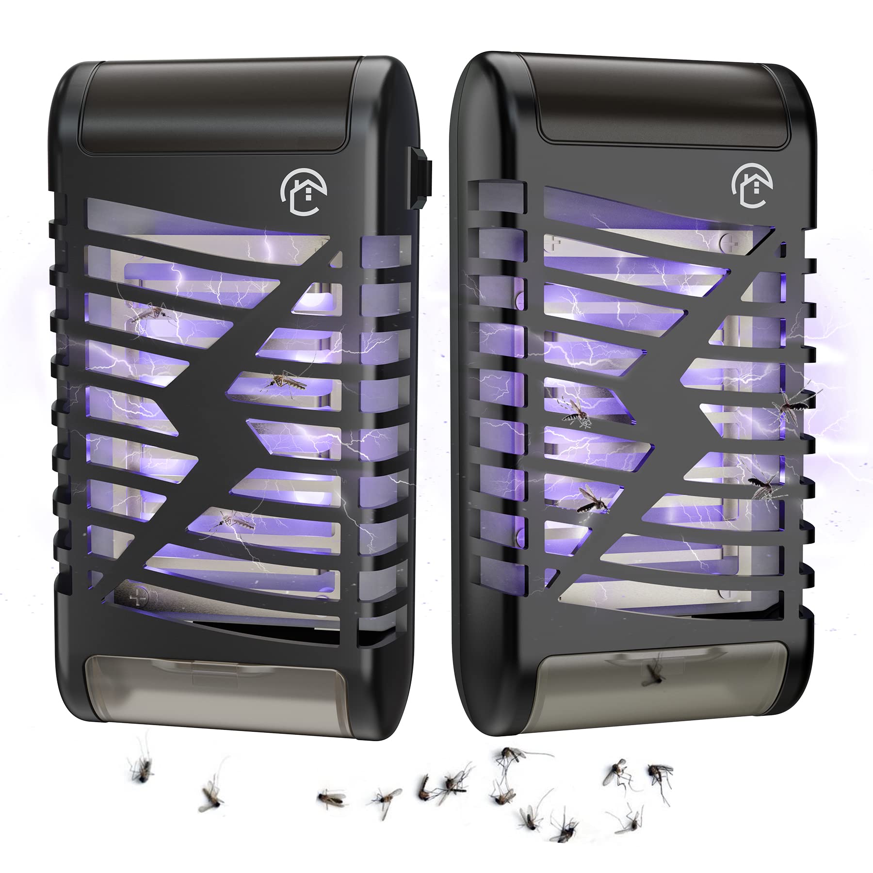 Careland Mosquitos Bug Zapper Indoors: Electric Portable Plug in Home Insects Zapper for removes Insects Mosquitos Files Bugs Gnats Moths for Kids Baby Pets Bedroom Home Office