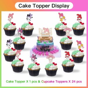 Melody Party Supplies Plates Decorations Birthday Cake Topper Banner Decor Backdrop Balloons