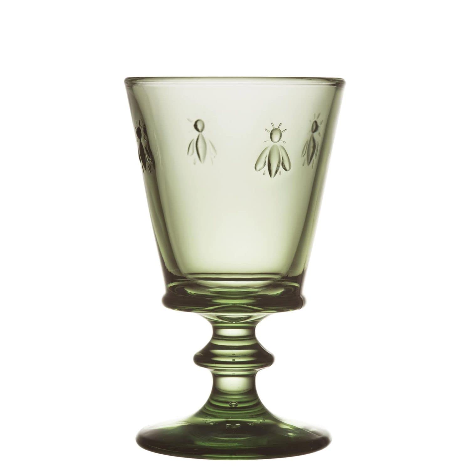 La Rochere Bee Wine Glass Olive Green Set Of 6