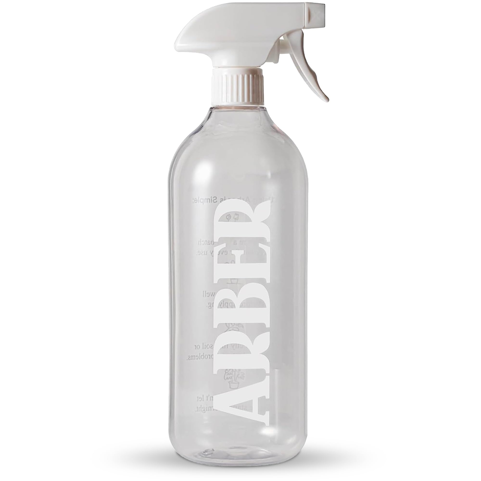 ARBER Spray Bottle | Translucent Design with Spray Nozzle for Easy Plant Hydration | 32 oz