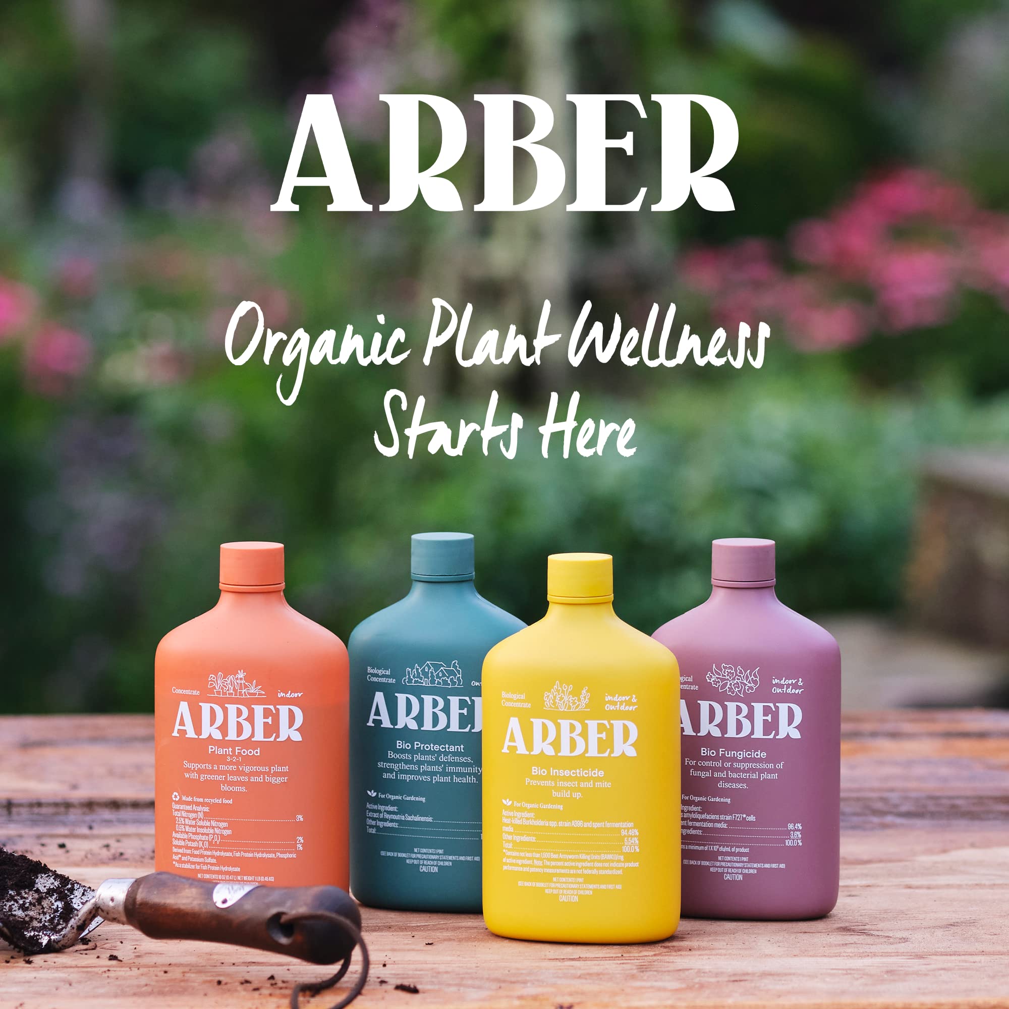 ARBER Spray Bottle | Translucent Design with Spray Nozzle for Easy Plant Hydration | 32 oz