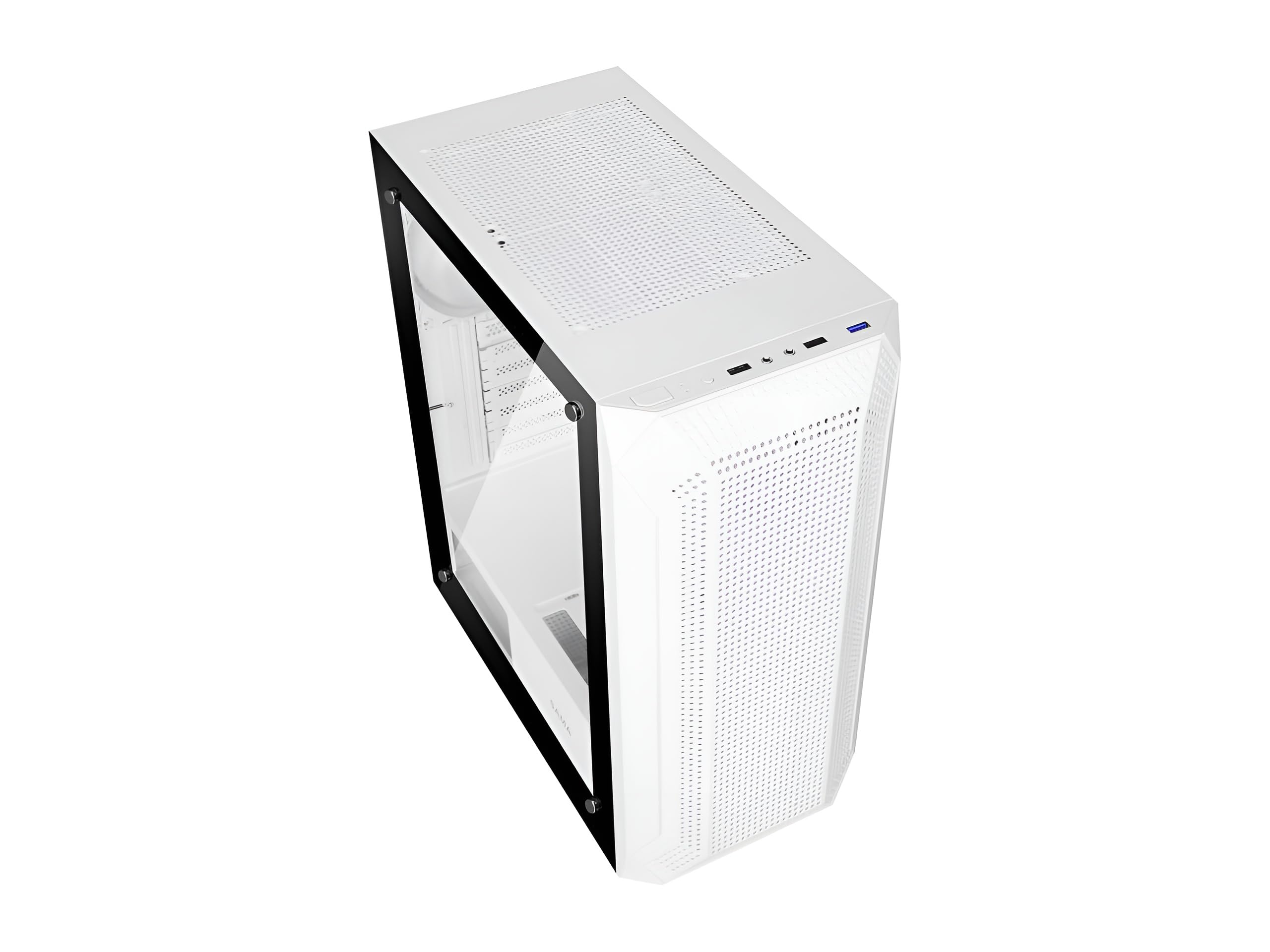 Fast Gaming Computer Desktop Gaming PC RGB AMD Ryzen 7 5700G 16 Core CPU Threads 4.6 GHz with AMD Radeon Graphics 16GB DDR4 1TB SSD Windows 10, White