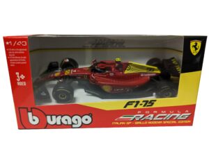 f1-75#55 carlos sainz giallo modena formula one f1 italian gp (2022) "formula racing series 1/43 diecast model car by bburago 36832csmz