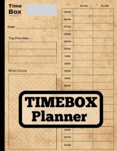 timebox planner: a practical 140-day log for prioritizing tasks and boosting productivity, 8.5 x11 in