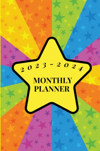 Star Planner 2023/2024 notebook diary: organiser calendar Contacts