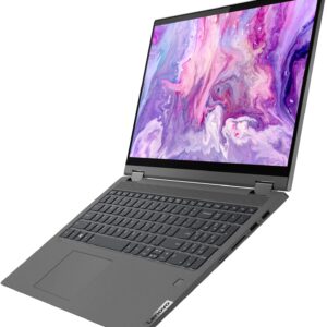 Lenovo Flex 5i 15.6" FHD Touch Screen Laptop | Intel Core i5-1135G7 Processor | 8GB RAM | 256GB SSD | Intel Iris Xe Graphics | Windows 11 Pro | Graphite Grey | Bundle with Stylus Pen