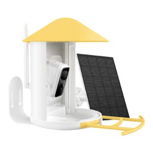 netvue birdfy lite camera with solar panel