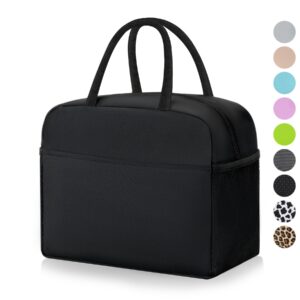 douyadady lunch bag women/men lunch box women/men (black lunch bag)