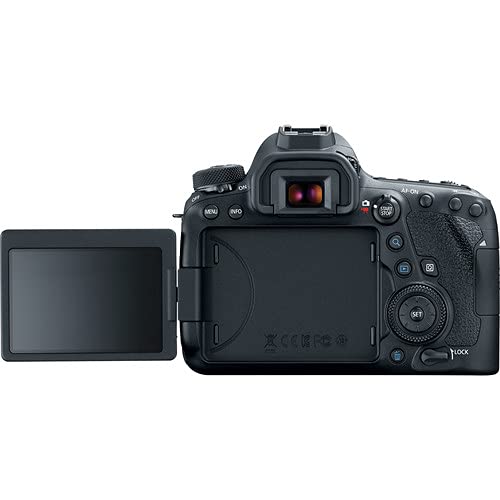 Canon EOS 6D Mark II Digital SLR Camera (Body Only) Enhanced with Professional Accessory Bundle - Includes 14 Items